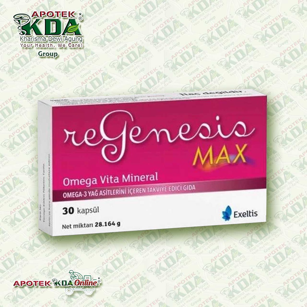 Regenesis MAX 1 STRIP 15 CAPSULES | Fish OIL, MULTIVITAMIN & MINERAL ...
