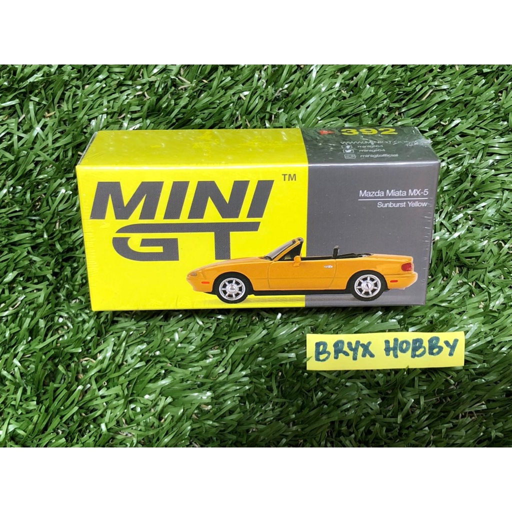 TSM Models Mini GT Mazda Miata MX-5 (NA) MGT00392-L Sunburst Yellow (1: ...