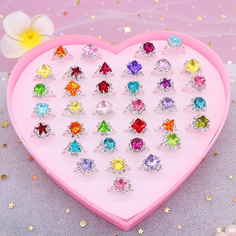 Kids Resin Cartoon Princess Ring, Little Girl Plastic Ring, Girl ...