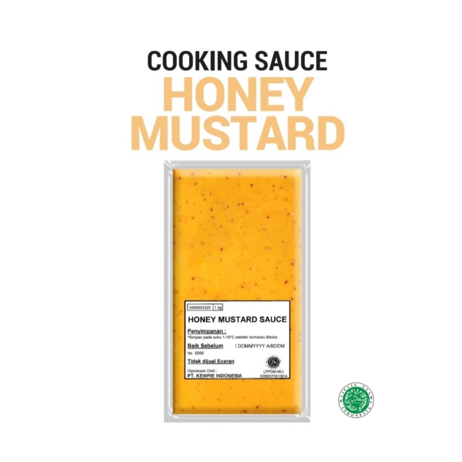 Kewpie Honey Mustard Sauce 1kg | Halal Honey Mustard Sauce | Shopee ...