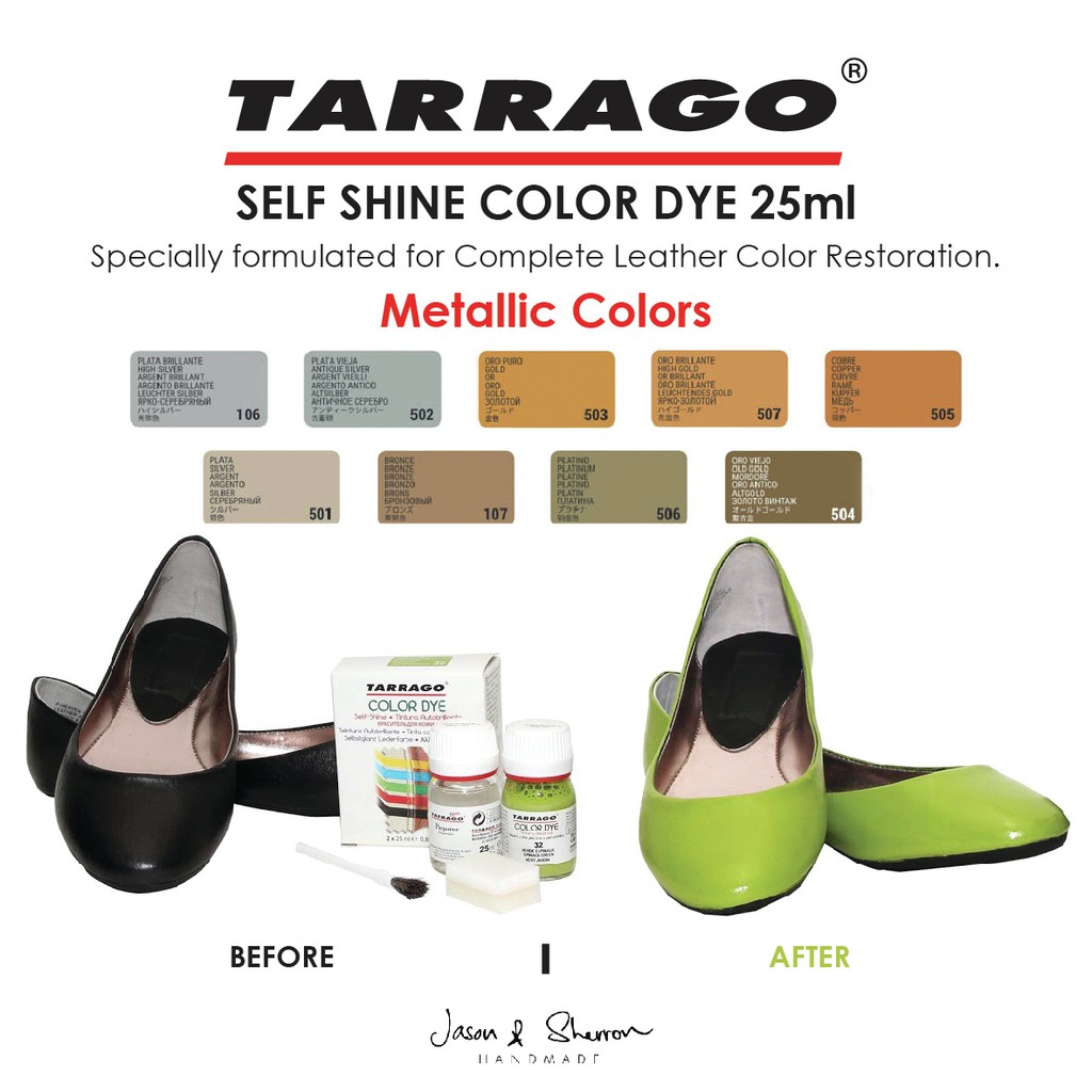 Tarrago Self Shine Color Dye 25ml (Metallic Colors) Specially ...