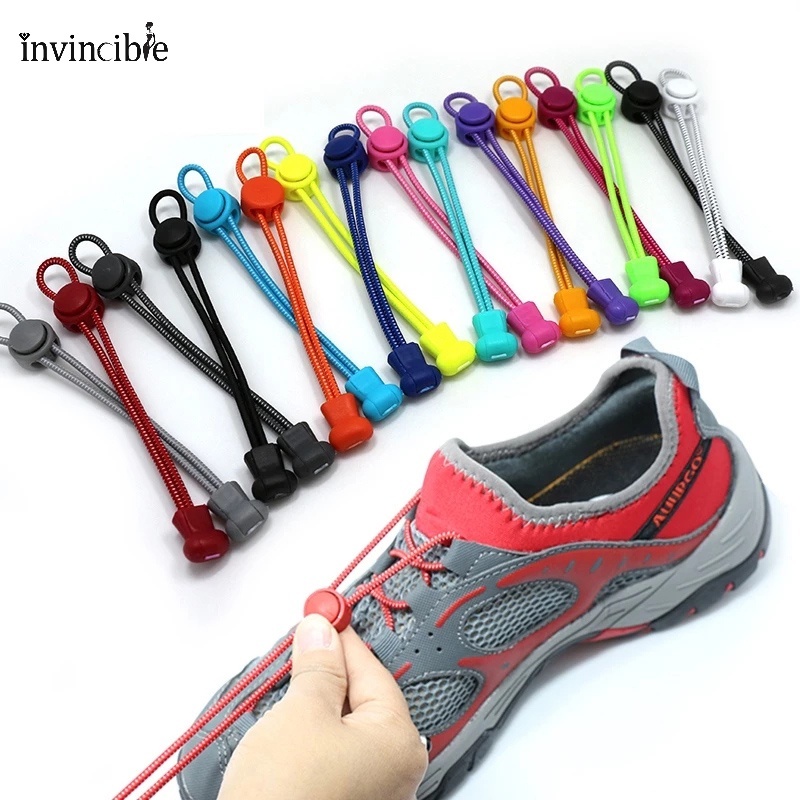 1 Pair Knotless Elastic Laces with Closure/ Stretch Fast Lazy Laces for ...
