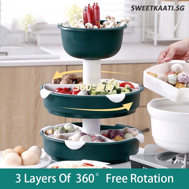 Steamboat Food Organiser/Hot Pot Storage Organizer/Vegetable Plate ...