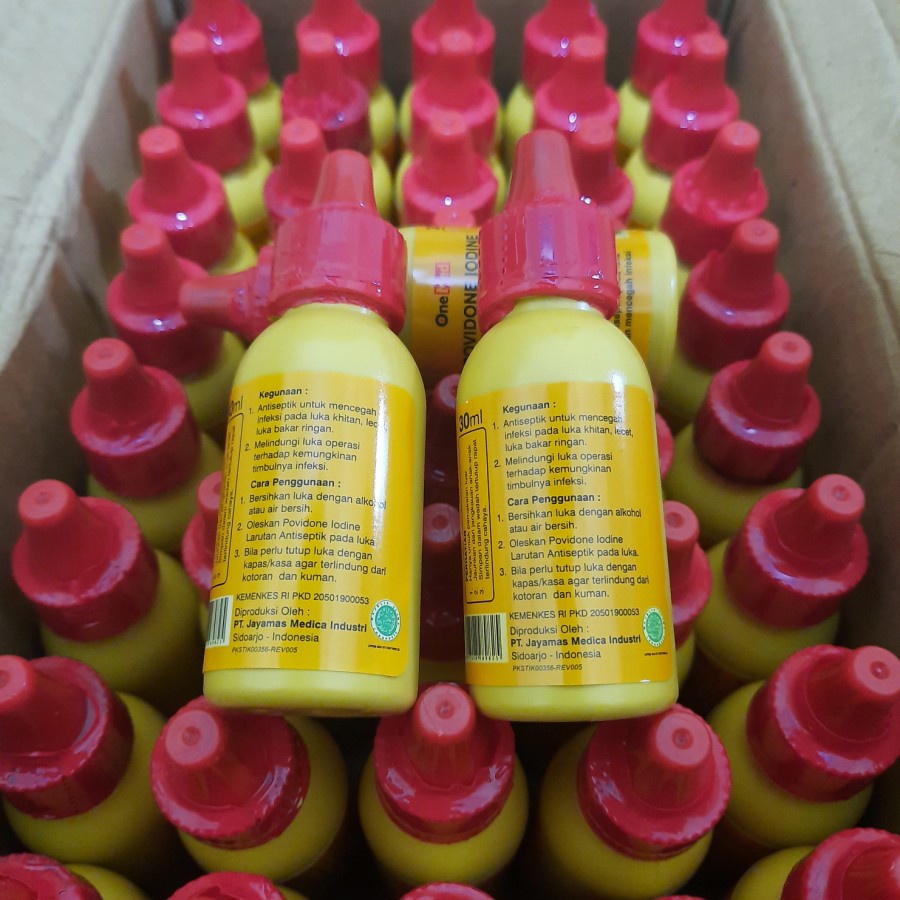 Povidone iodine 30ml antiseptic Onemed / Povidone One Med Wound ...