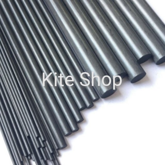 Solid Carbon Rod Length 100cm/120cm/RC plane diy kite rod | Shopee ...