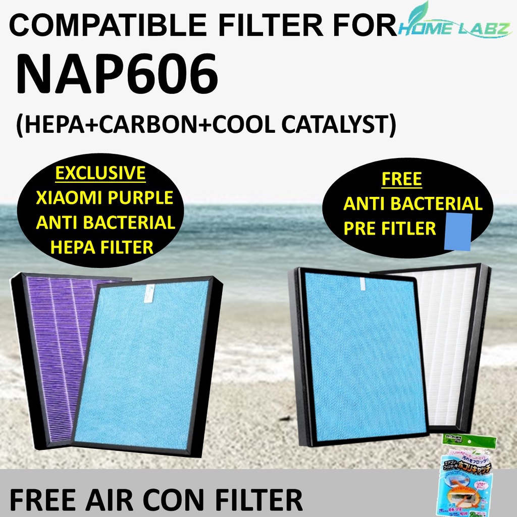 NAP 606 NAP606 Compatible Filter (With inbuilt prefilter to enhance ...