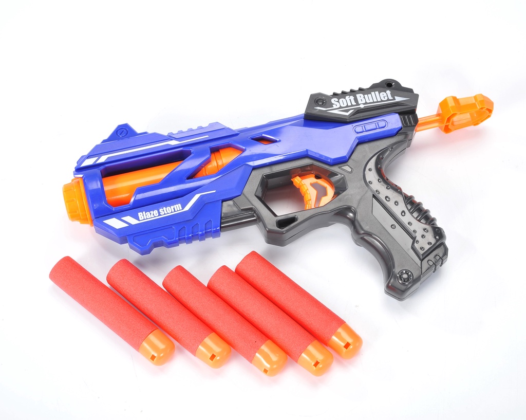 FERZ Blade Storm Blaster, Blaze Storm Manual Soft Bullet Gun Toy ...