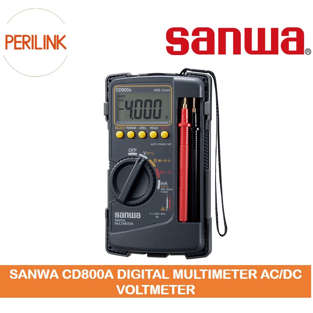 Sanwa CD800A Digital Multimeter AC/DC Voltmeter | Shopee Singapore