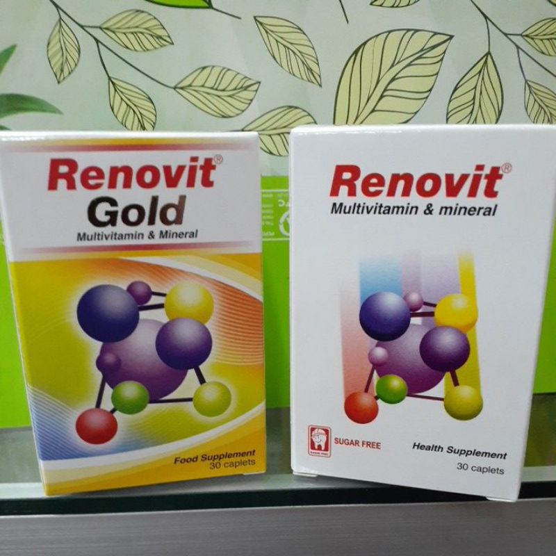 Renovit Gold Multivitamin Bottle Contains 30 Tablets | Shopee Singapore