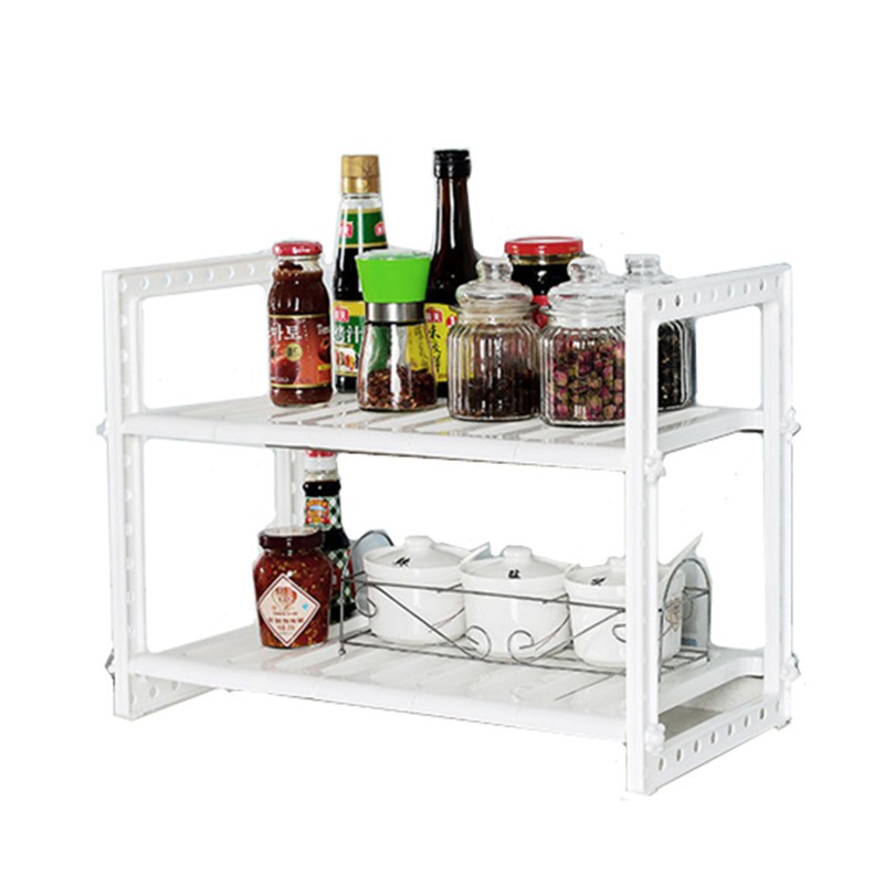 Adjustable Expandable 2 Layer Pool Space Arrangement Frame Kitchen Rack ...