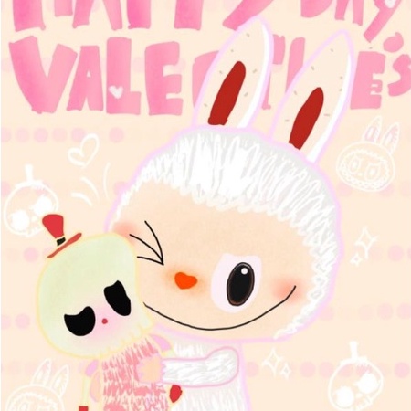 LABUBU 七夕限量版甜蜜手办 LABUBU Valentines Day Limited Edition Sweetness ...