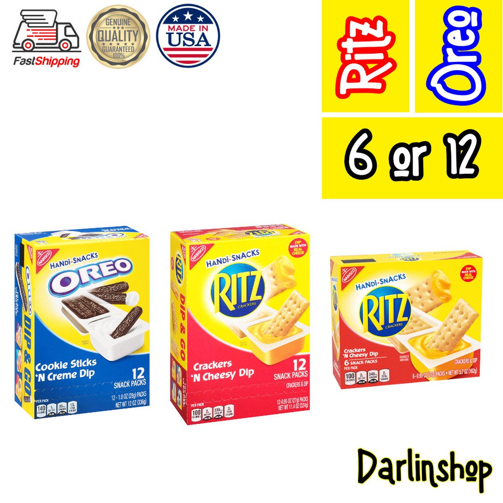 (CLEARANCE) Handi-Snacks RITZ / OREO (Box of 6/12) | Shopee Singapore