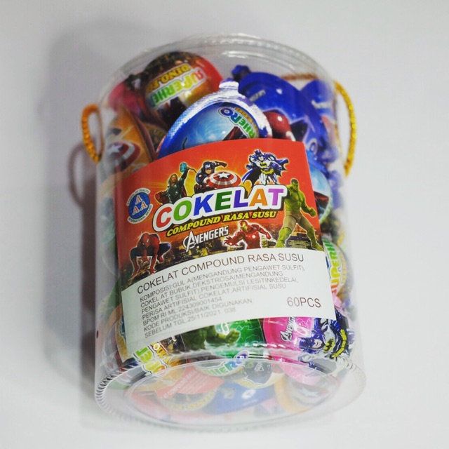 Dupe Kinder Joy Milk Flavored Compound Chocolate 60 pcs | Shopee Singapore