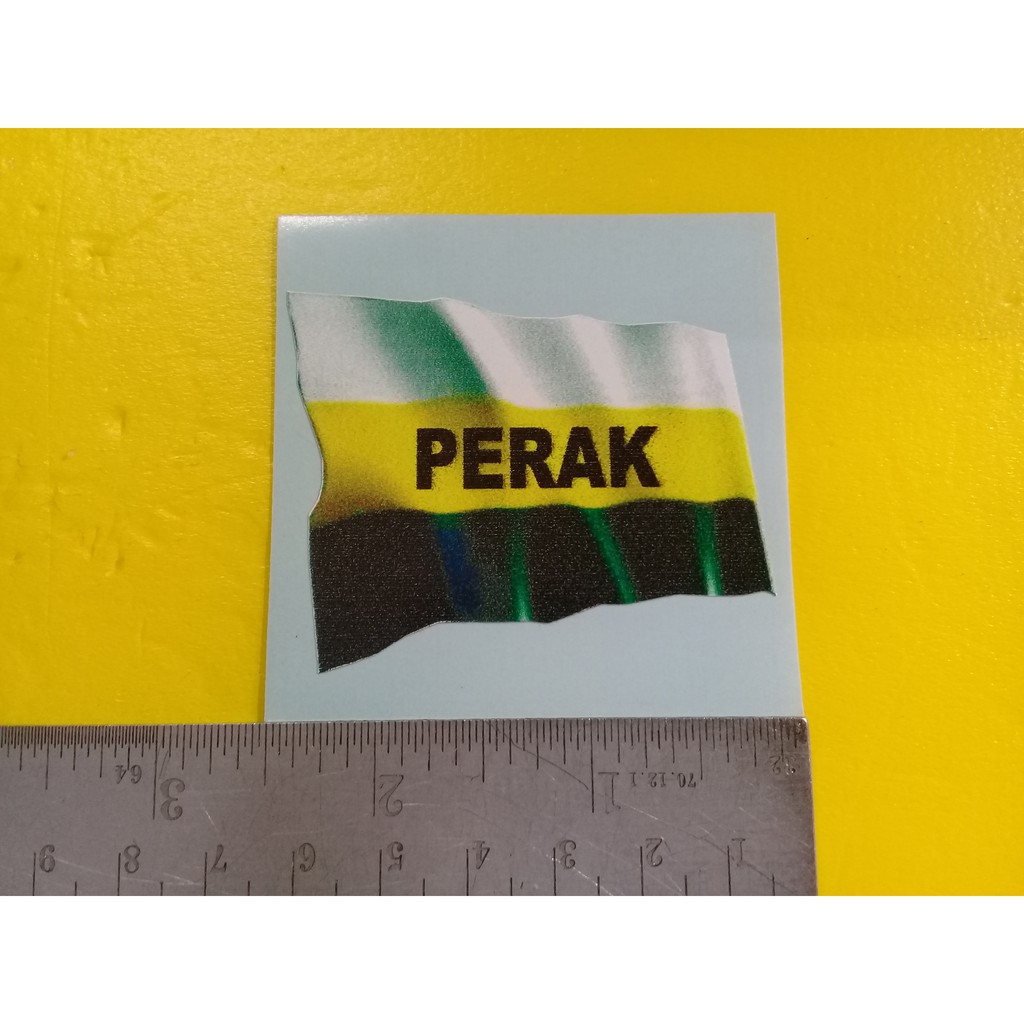 20230826-359 0298C PERAK FLAG BENDERA Body Sticker / Stripe / STIKER ...