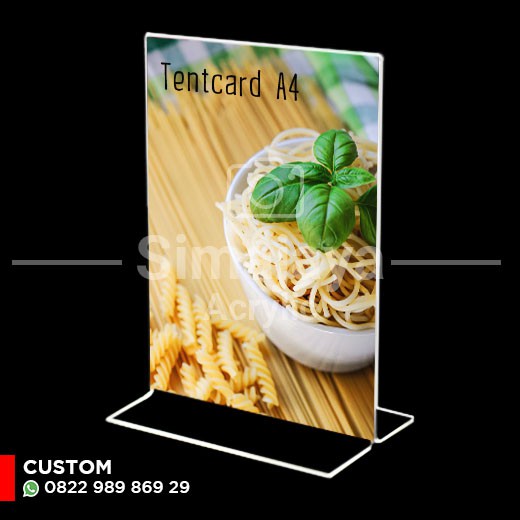 Acrylic tentcard/A4 acrylic brochure display | Shopee Singapore