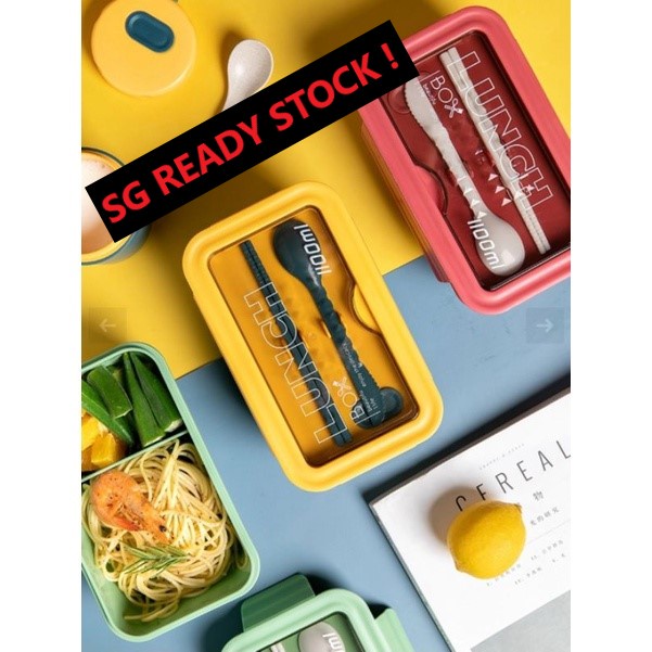 [SG READY STOCK] [CLEARANCE SALE] Portable Bento Lunch Box Food ...