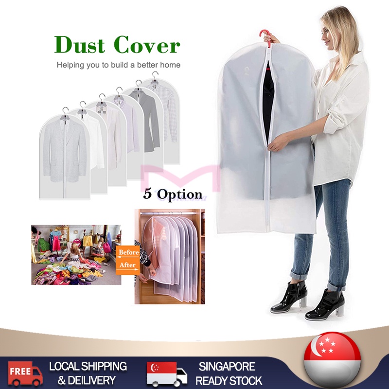 [Local Seller] Waterproof Suit Cover Garment Protector Dust Cover ...