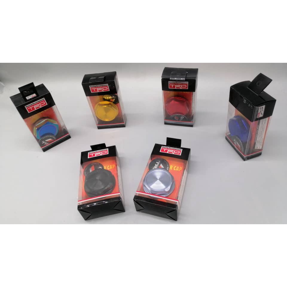 TRD OIL CAP COVER PERODUA ALZA MYVI ENGINE TITANIUM OIL CAP TOYOTA VIOS ...