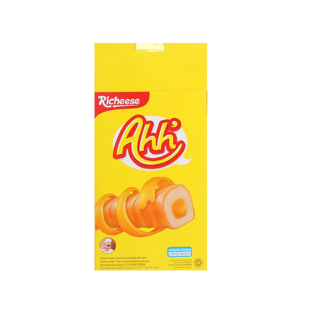 Richeese Ahh cheese sponge cake 150g (10 packs) | Shopee Singapore
