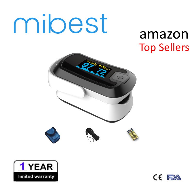 miBest Fingertip Pulse Oximeter | Shopee Singapore