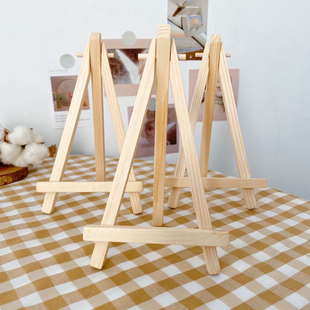KAYU Mini Wooden Easel/Wooden Stand Easel/Standing Frame/Photo Tripod ...