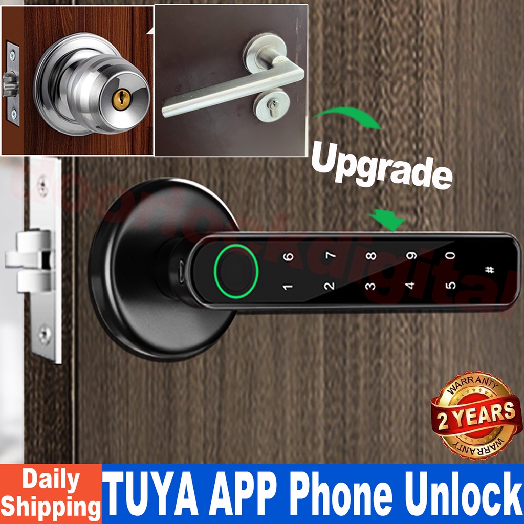 TUYA Smart Lock Airbnb Rental Management Smart Door Lock Safety Keyless ...