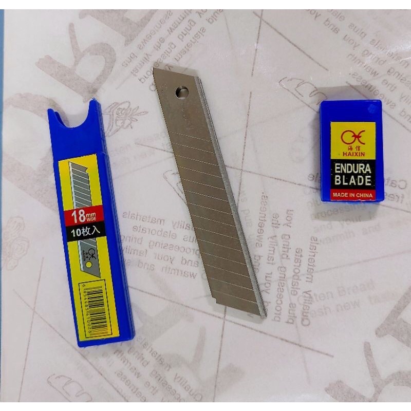 9mm/18mm Cutter Blade Refill Utility Blade 18mm刀片芯美工刀片 | Shopee Singapore