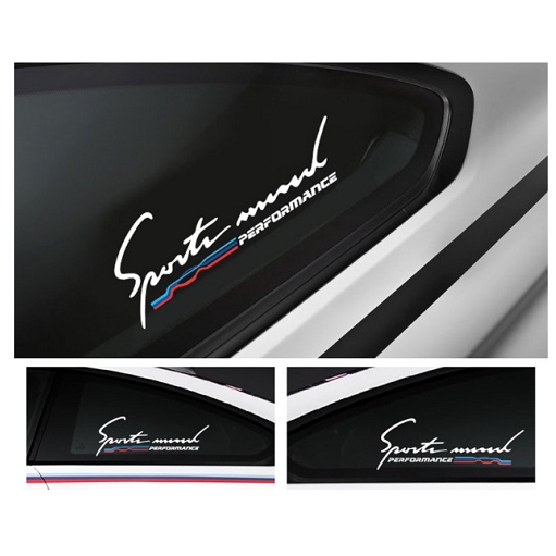 2Pcs Car Window M Performance Glass Sticker for Bmw M Sticker X1 X3 X4 ...