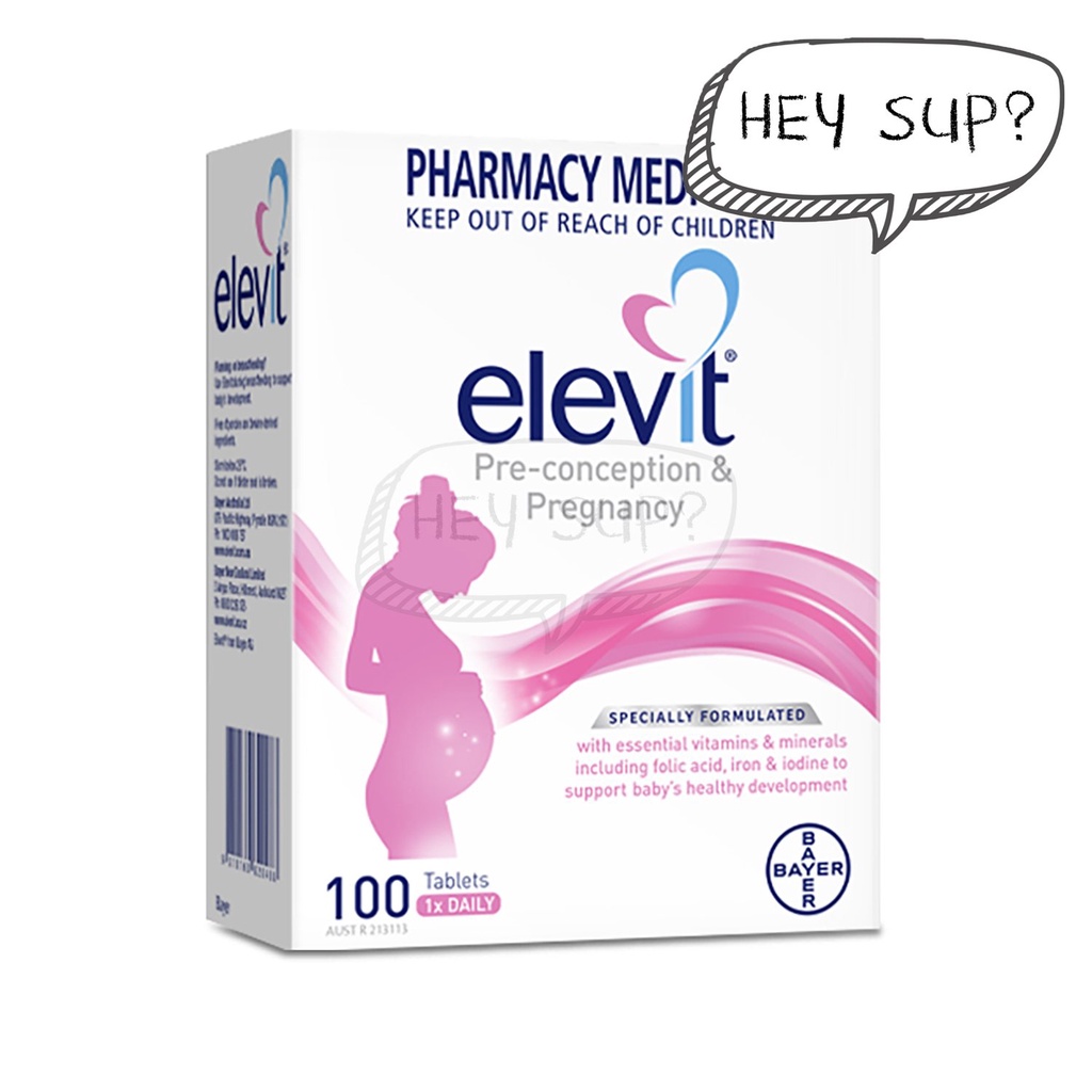 Elevit Pregnancy Multivitamin 100 Tablets | Shopee Singapore
