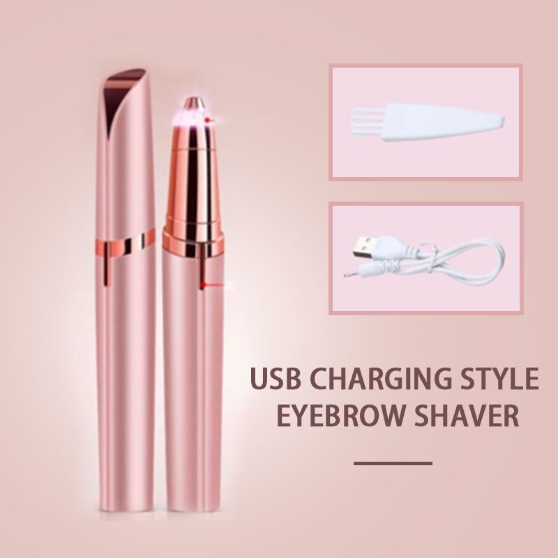 Lipstick Shaver Electric Hair Removal Eyebrow Trimmer Women Mini Facial ...