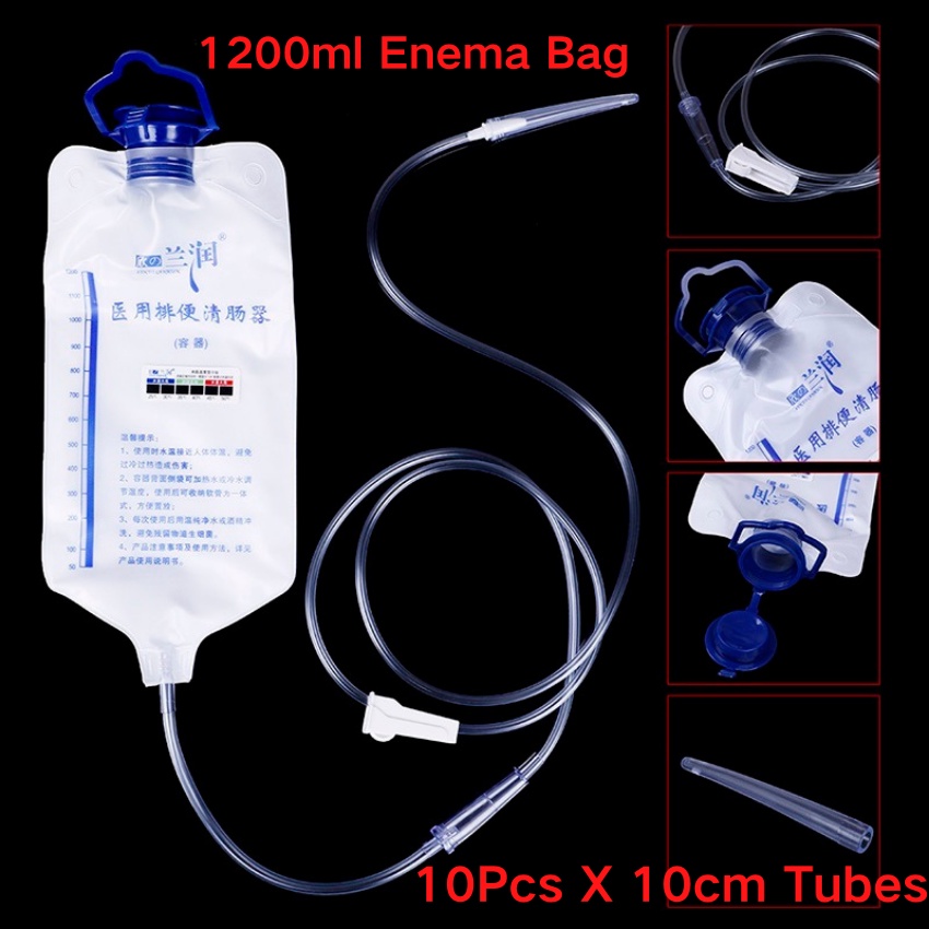 1200ml Enema Kit Spa bowel Detoxification Colon Hydrotherapy Anus ...