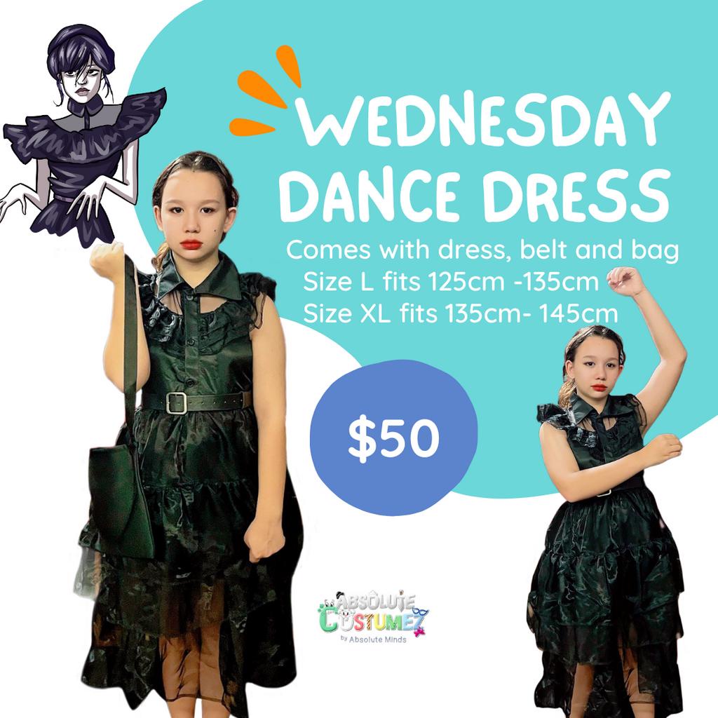 SG Local Seller Wednesday Addams Dance Dress/Movie/TV Character ...