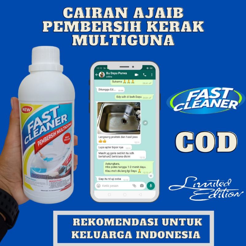 FAST CLRANER multi-purpose cleaner emblem scale cleaner body fungus ...
