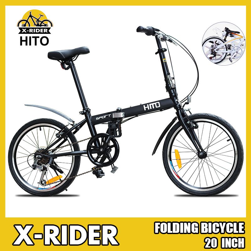 HITO Foldable Bicycle shimano Folding Bicycle Ultra-light Men's And Women's Folding Bike ...