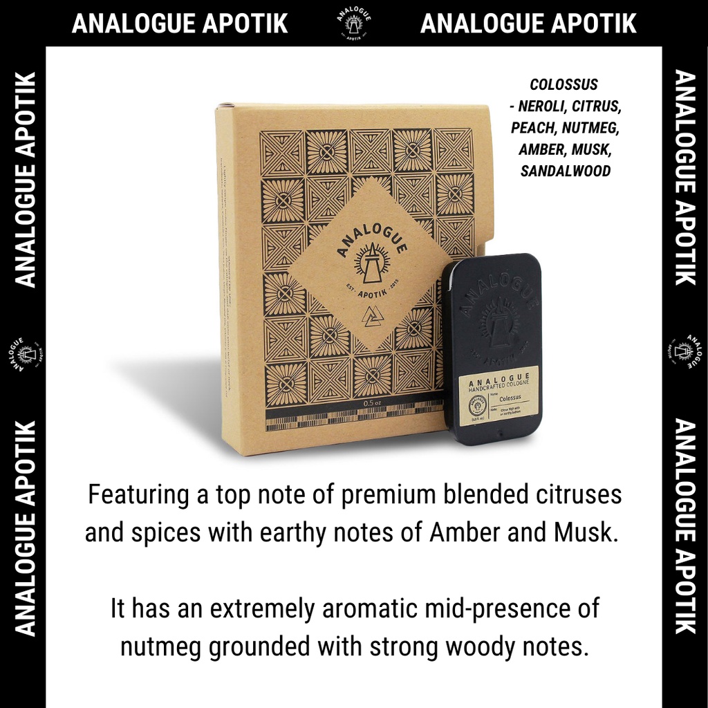 Analogue Apotik Colossus Solid Cologne Shopee Singapore