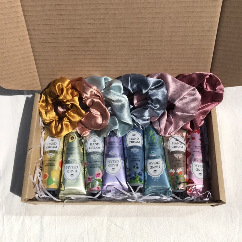 GIFT BOX Scrunchies Hand Cream Surprise Gift Box/Friendship/Anniversary ...