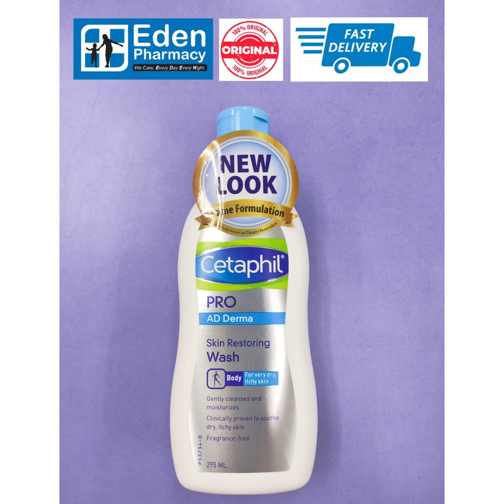 Cetaphil Pro AD Derma Skin Restoring ( Restoraderm ) Body Wash ( 295ml ...