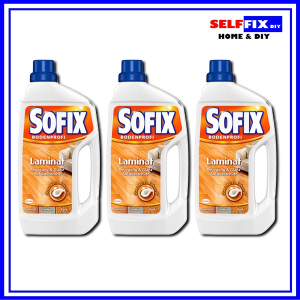 [BUNDLE OF 3] Sofix 3-in-1 Floor Cleaner 1L - Laminat (Laminate) | Shopee Singapore