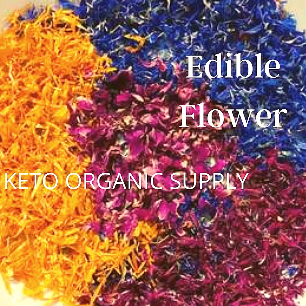 Dried Edible Flower Petal Cornflower Myosotis Marigold Jasmine Rose ...