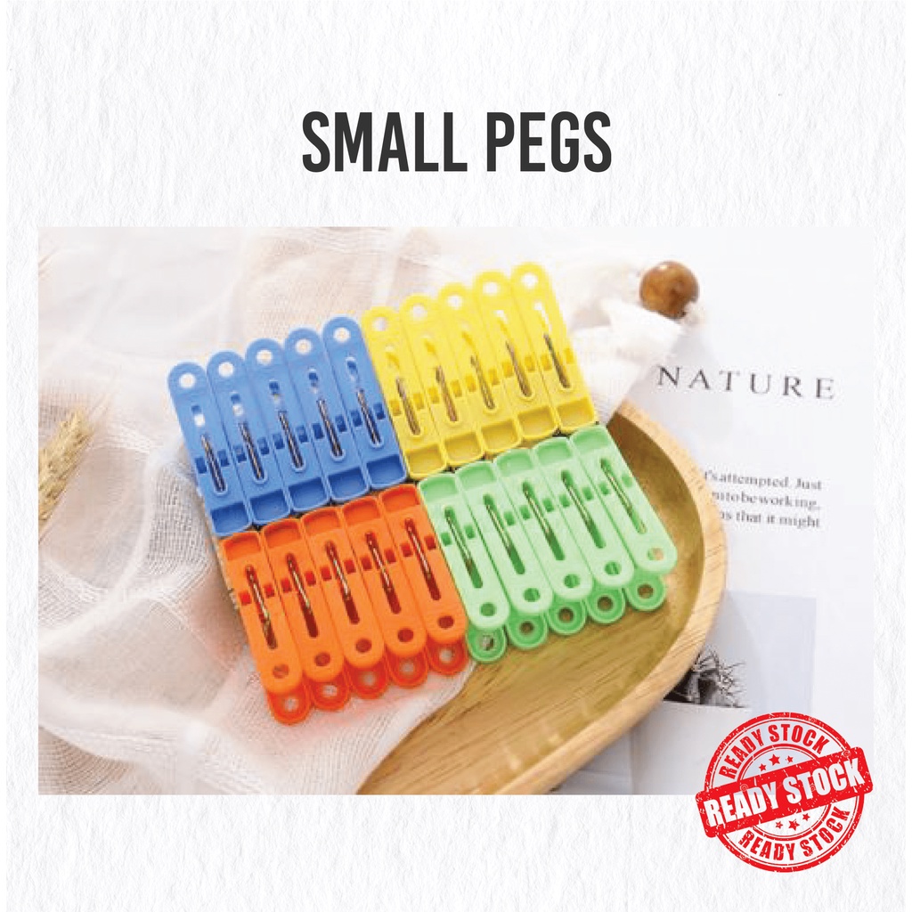 Clothes Peg Cloth Clip Clothes Clips Laundry Pegs Laundry Clip (20 ...
