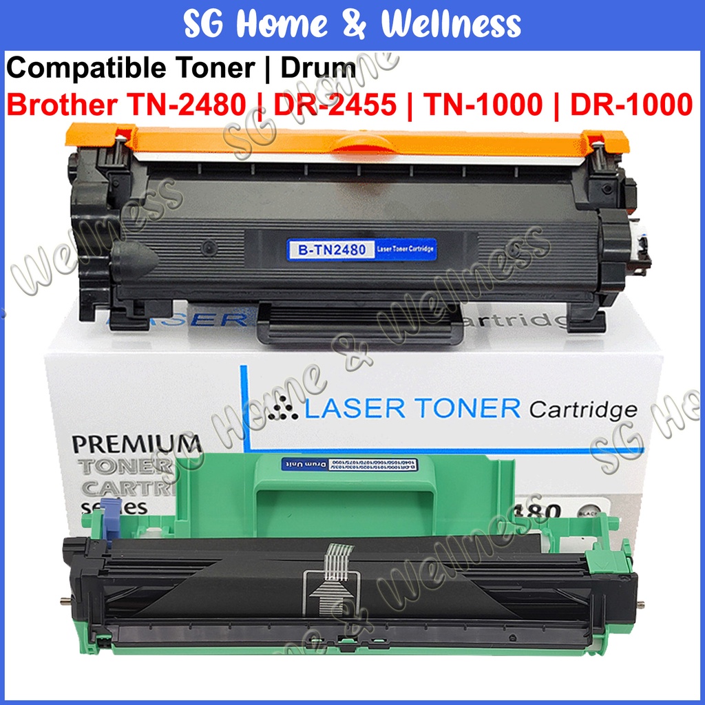 [COMPATIBLE TONER | DRUM] Brother TN-2480 | TN-1000 TN2480 TN1000 Toner ...