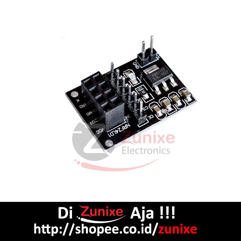 NRF24L01 MODULE ADAPTER SOCKET NRF24L01 WIRELESS TRANSCIEVER ADAPTER ...