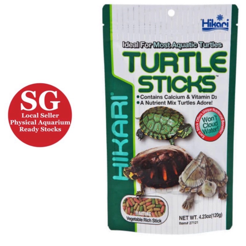HIKARI Turtle Sticks - 120g FEATURES Contains three distinctly colored ...