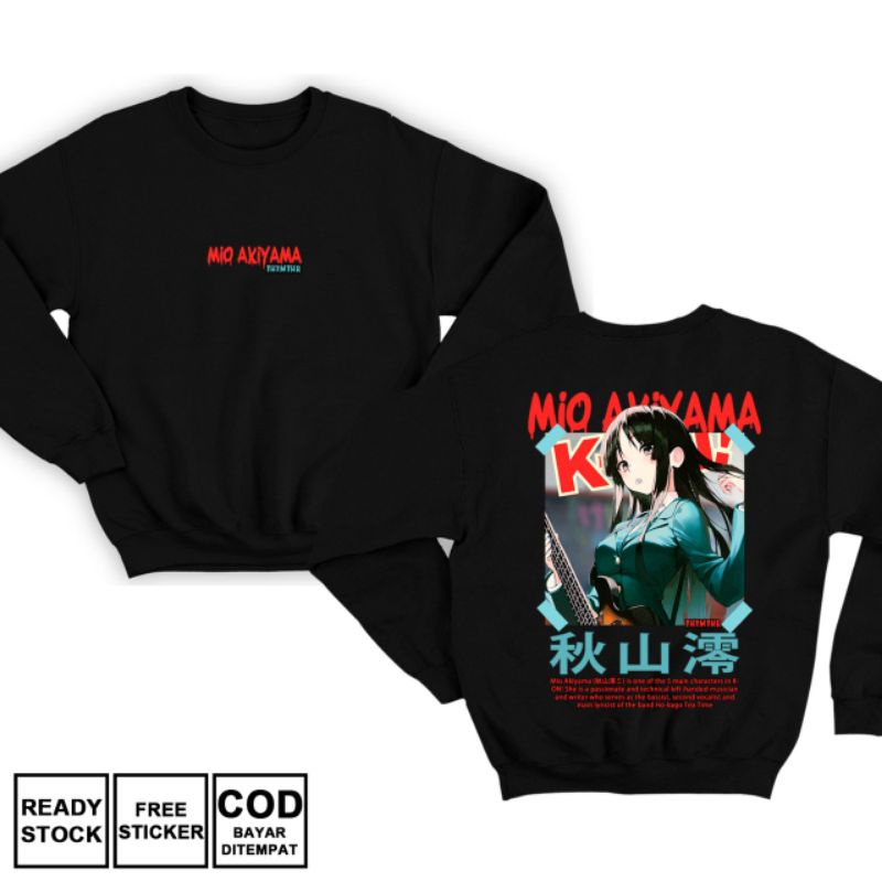 Sweater MIO AKIYAMA K-ON HO KAGO TIME YOKO HIKASA MIO SENPAI CHAN WAIFU ...
