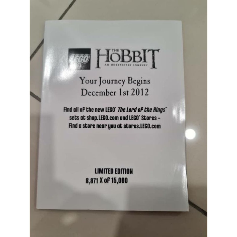 LEGO THE HOBBIT POSTER | Shopee Singapore