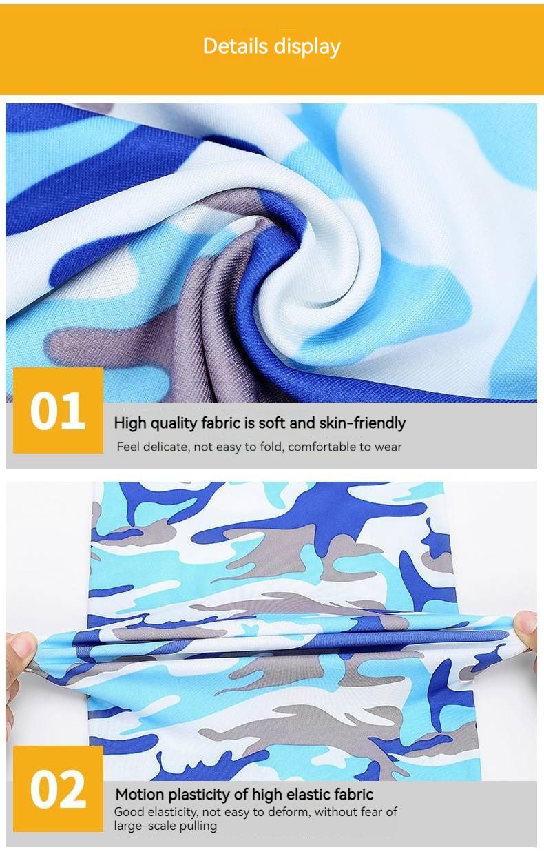 Ice Silk Cooling Balaclava Face Scarf Dustproof Neck Gaiter Bandana ...
