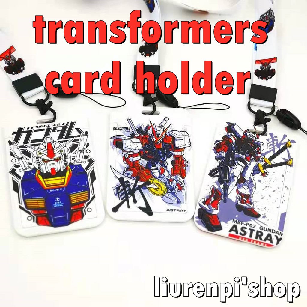 transformers ezlink Card Holder With Lanyard Neck Strap Card Holder ...