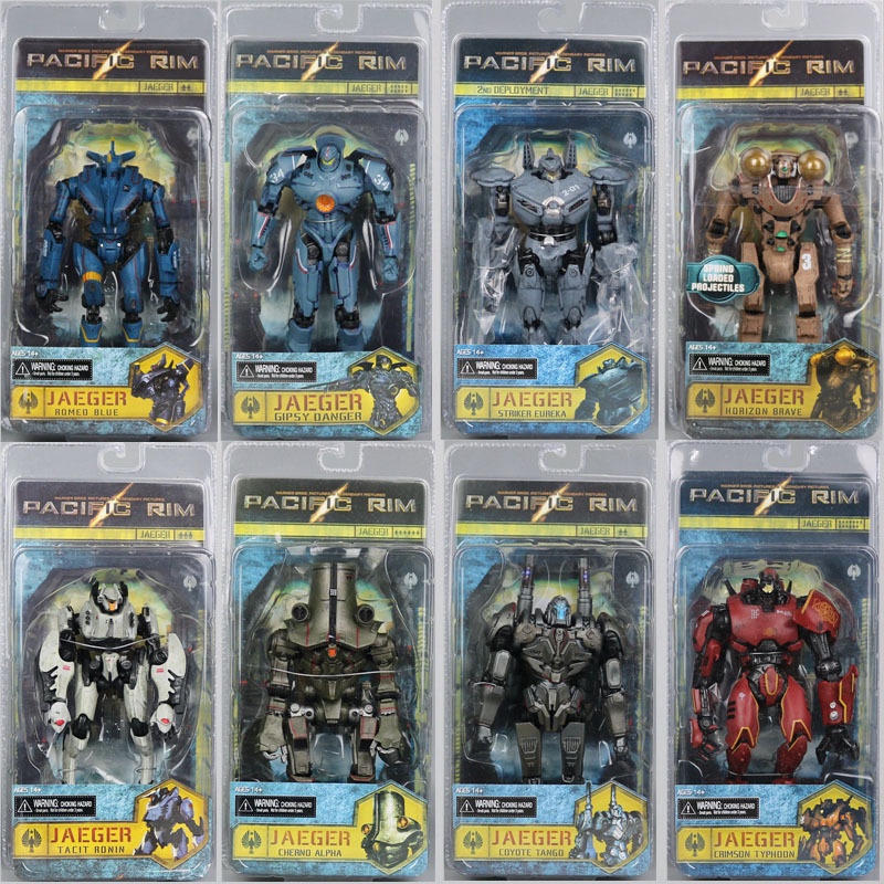 NECA Pacific Rim mecha battle damage wanderer Alpha Eureka Tango wolf ...