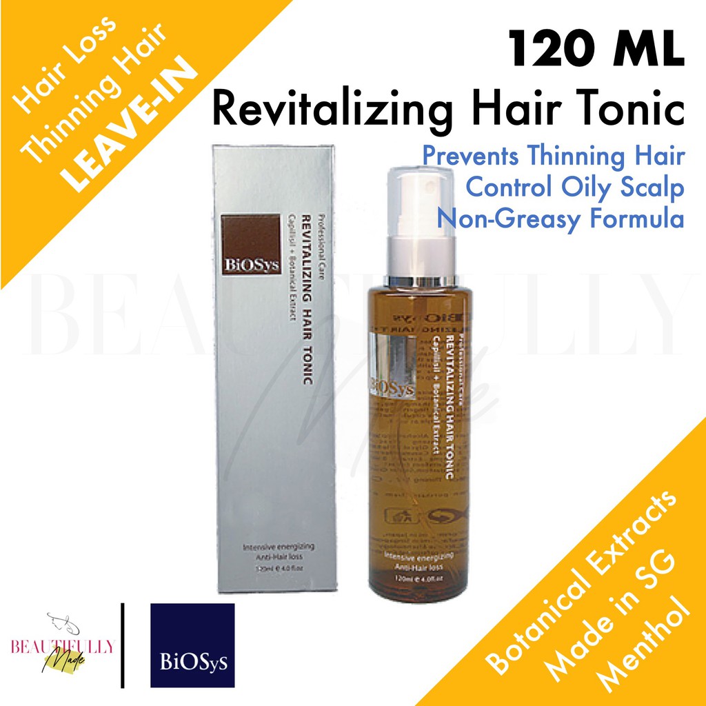 Biosys Revitalizing Hair Tonic 120ml | Shopee Singapore