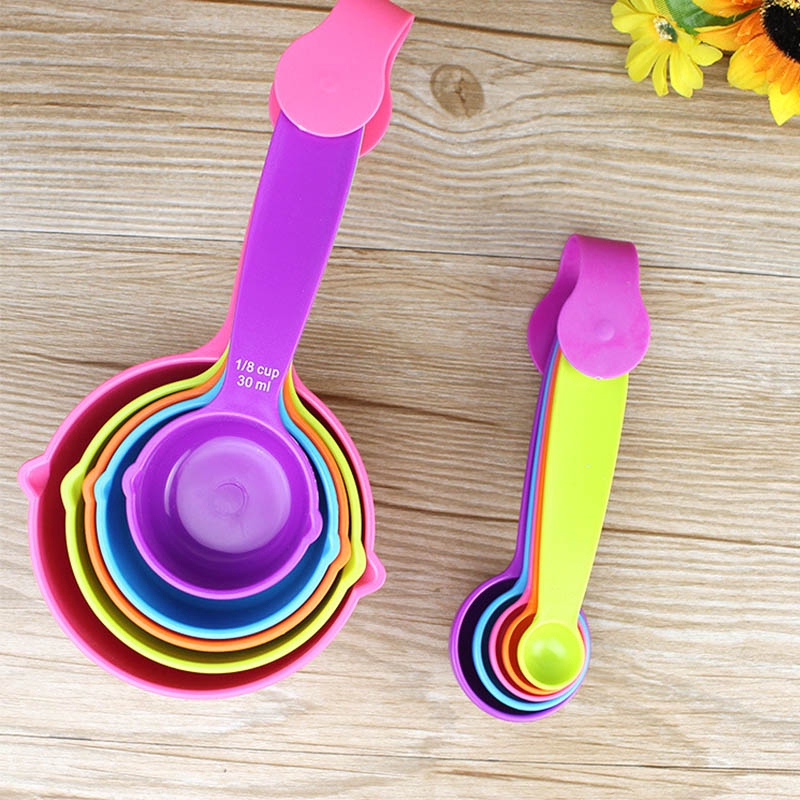 Measure Spoon 5Pcs Plastic Kitchen Gadgets Measuring Spoons Portable ...